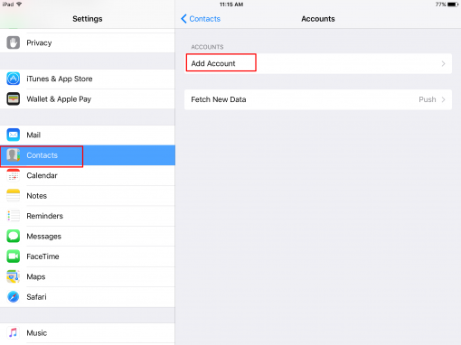 SmarterMail - 如何在 iOS iPhone/iPad 設定 CardDAV 戶口 - 卓智互聯網 網頁寄存 知識庫