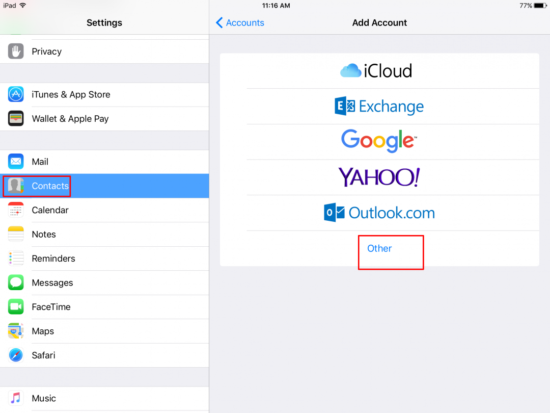 SmarterMail - 如何在 iOS iPhone/iPad 設定 CardDAV 戶口 - 卓智互聯網 網頁寄存 知識庫