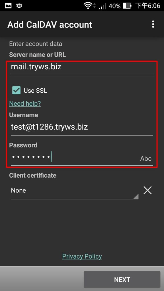 SmarterMail – How to Setup CalDAV in Android - Website Solution Knowledge Base