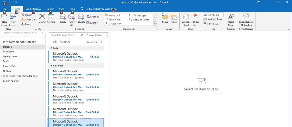 SmarterMail - How to Setup Email in Outlook 2019 - Website Solution ...