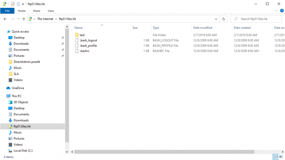 How to use Windows 10 Windows Explorer to connect to FTP server ...